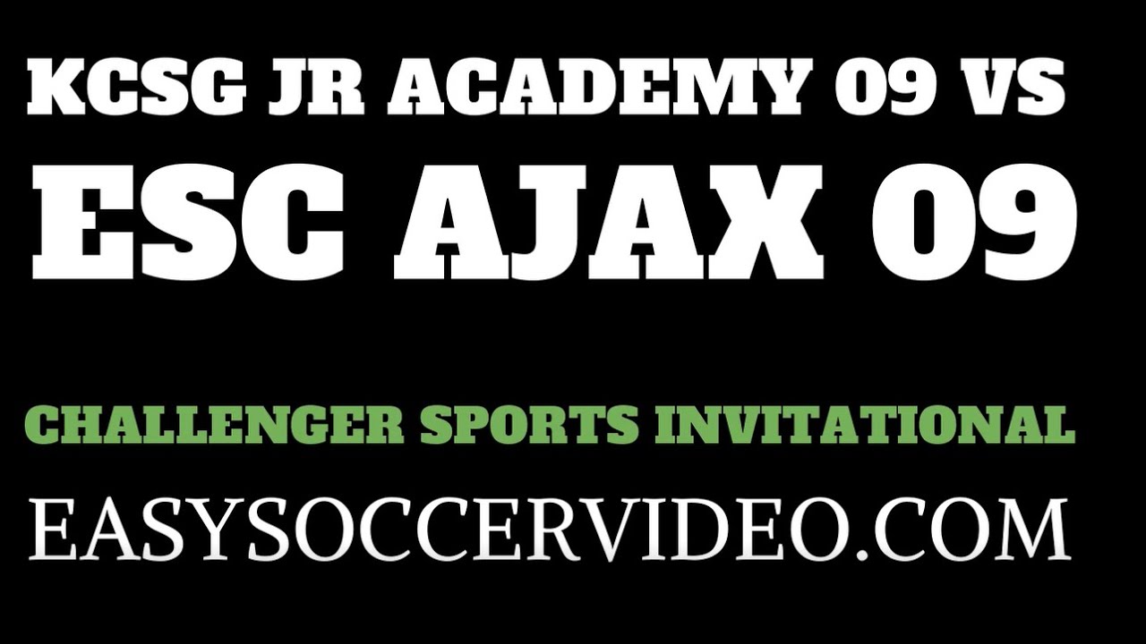 KCSG Jr. Academy vs ESC Ajax Soccer Video Highlights - YouTube