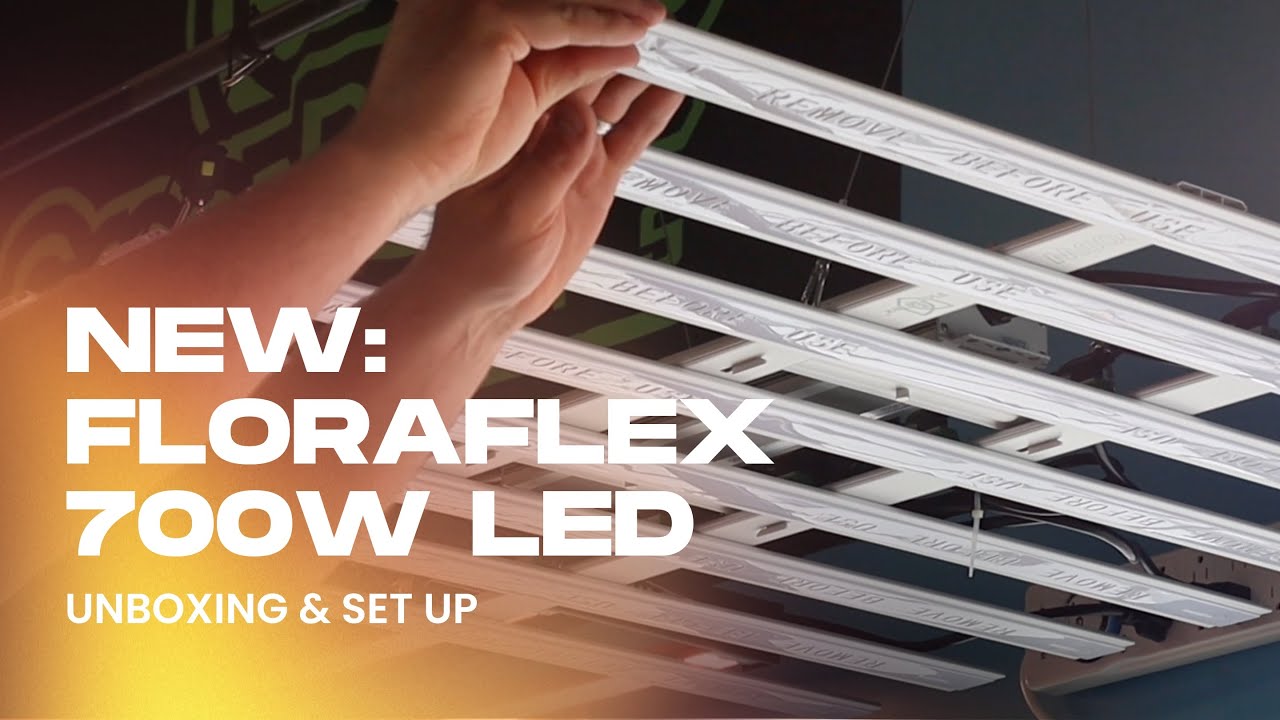NEW! FloraFlex 700W LED Grow Light - YouTube