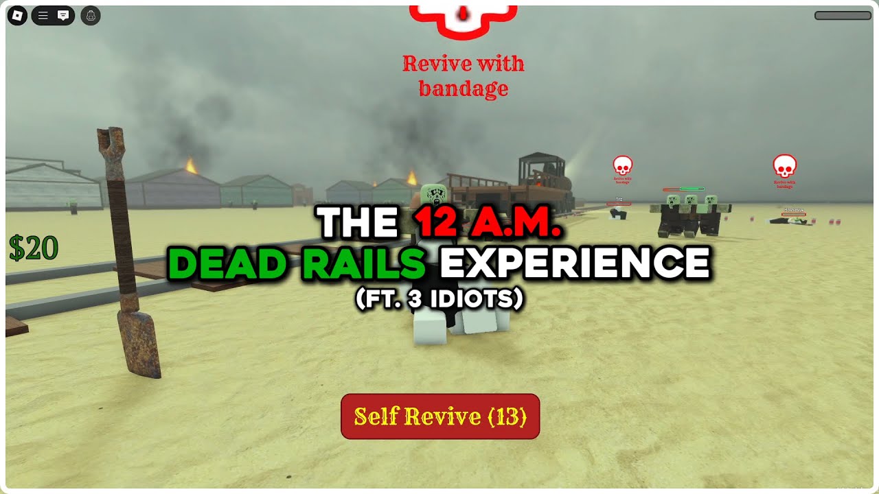 NEVER play Dead Rails at 12 A.M. with 2 idiots - YouTube
