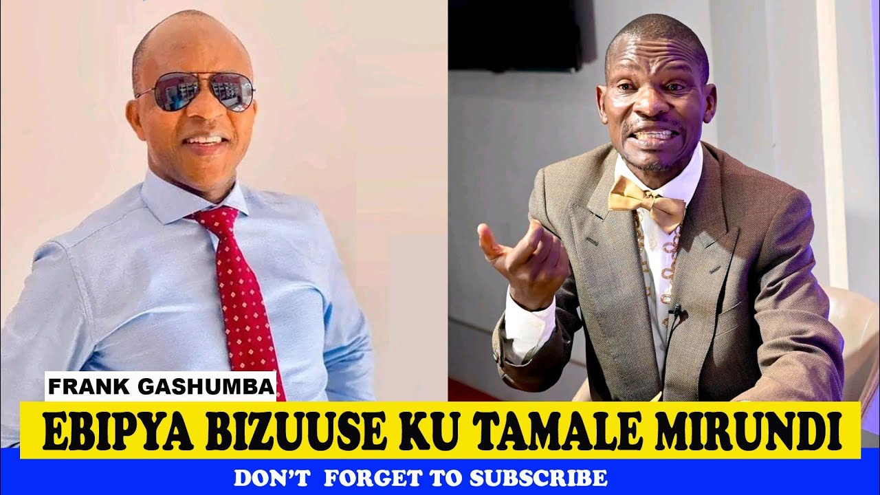 Frank Gashumba Live: Ebipya Bizuuse Ku Tamale Mirundi - YouTube