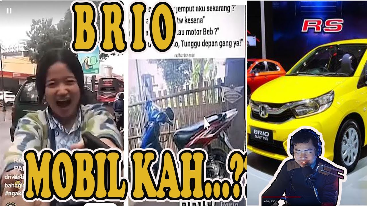 #reaction P4. SENANG SYEKALI DI JEMPUT BRIO | REACT MEME KOCAK - YouTube