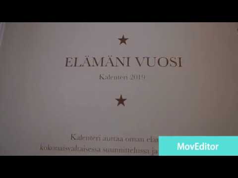 Elämäni vuosi -kalenteri 2019 - YouTube