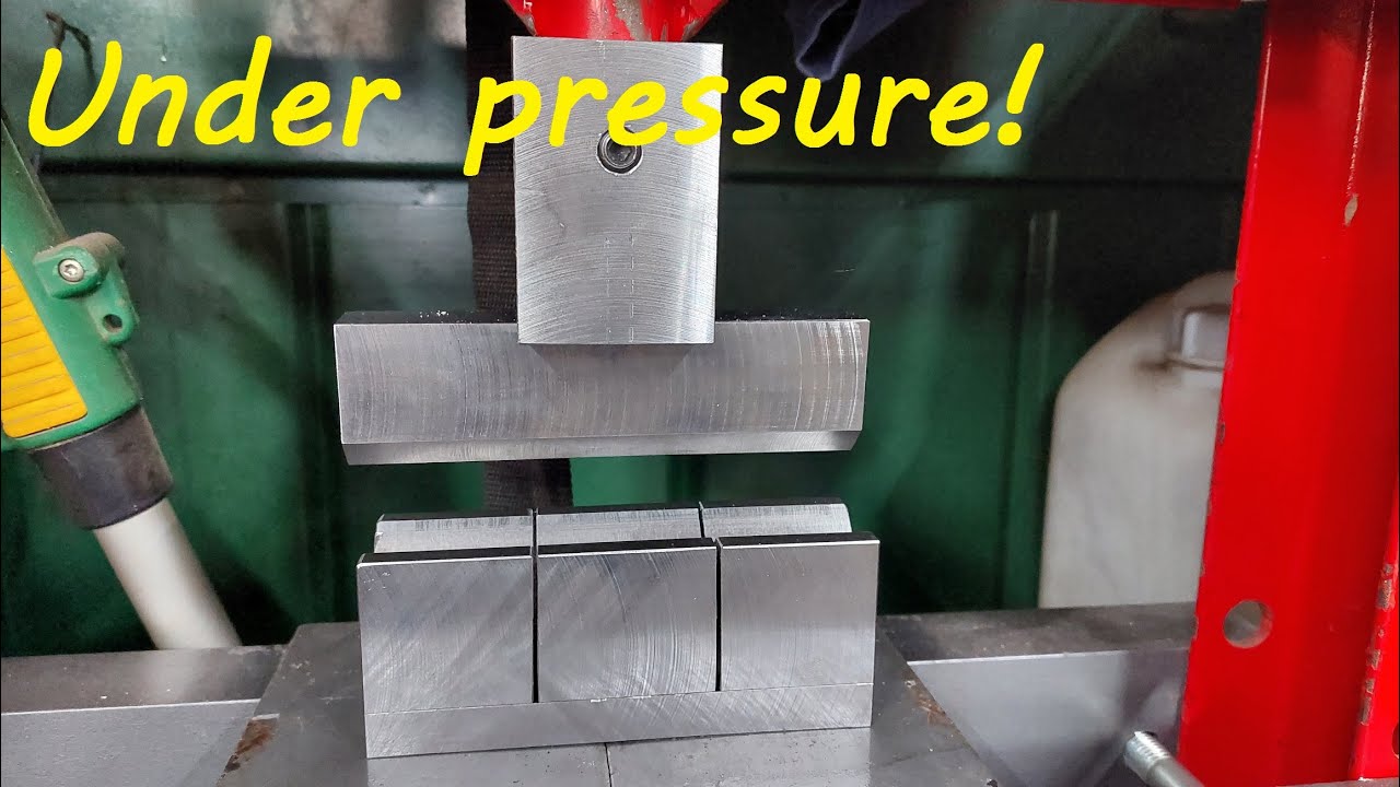DIY Mini Press Brake & Round Bar Straightening Jig - YouTube