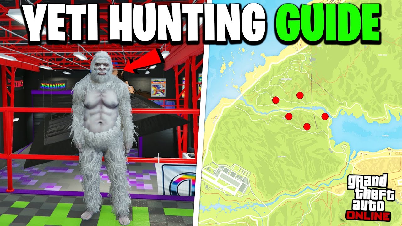 All 5 Yeti Hunt Locations! Easy $100,000 + YETI OUTFIT | GTA Online ...