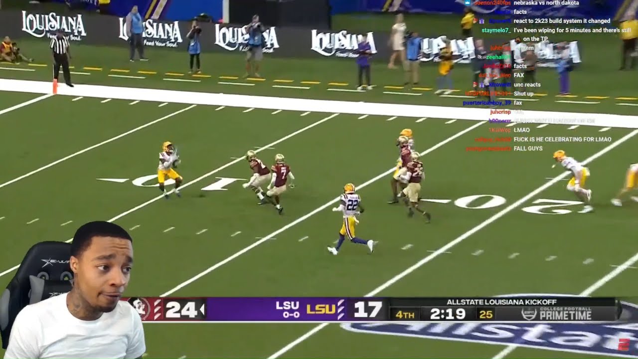 FlightReacts To Florida State Seminoles vs. LSU Tigers | Full Game ...