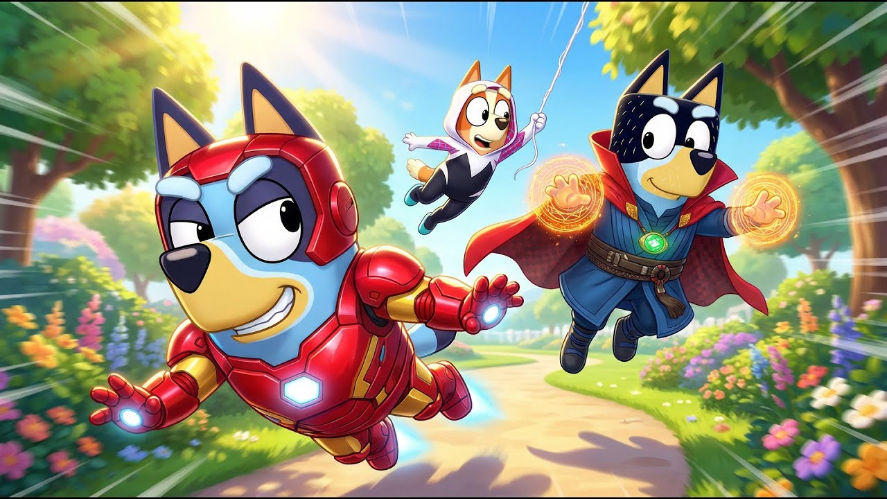 WHAT!? Did Dr. Bandit Trap Bluey In The Past!? | BLUEY FUNNY ANIMATION ...