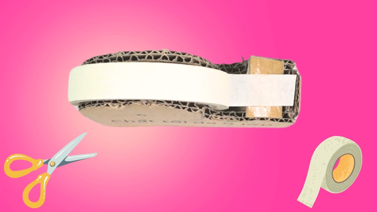 How to Make a Tape Cutter from Cardboard | Crafty Cardboard - YouTube