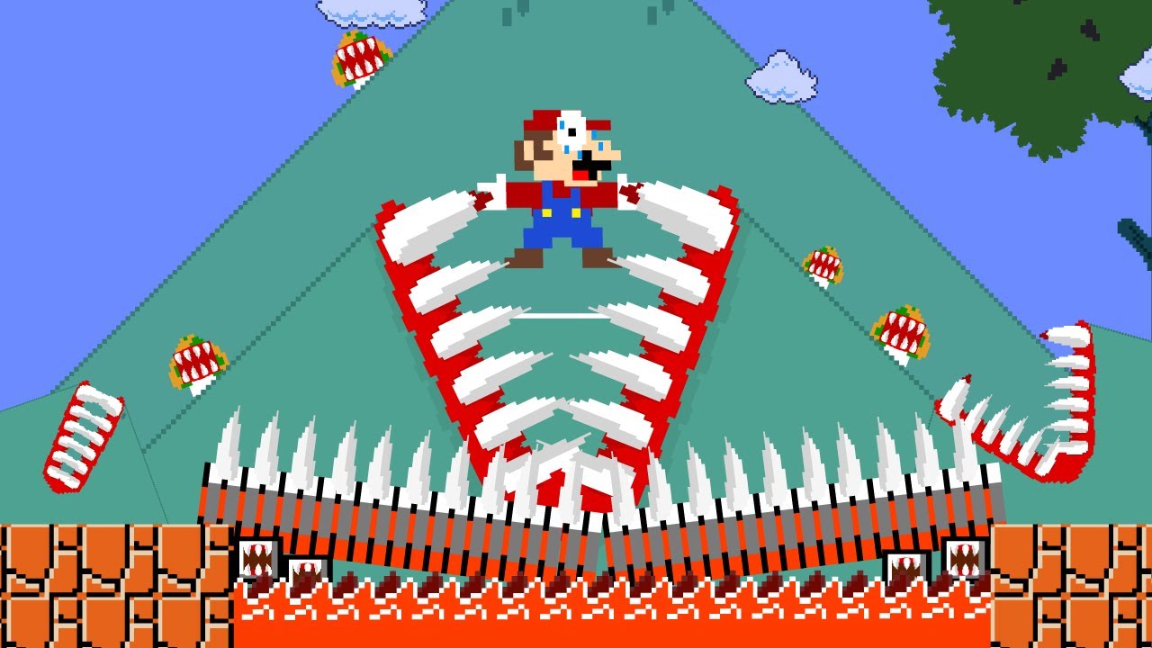 When everything Mario jumps on turns into a MONSTER! Part 2 - YouTube