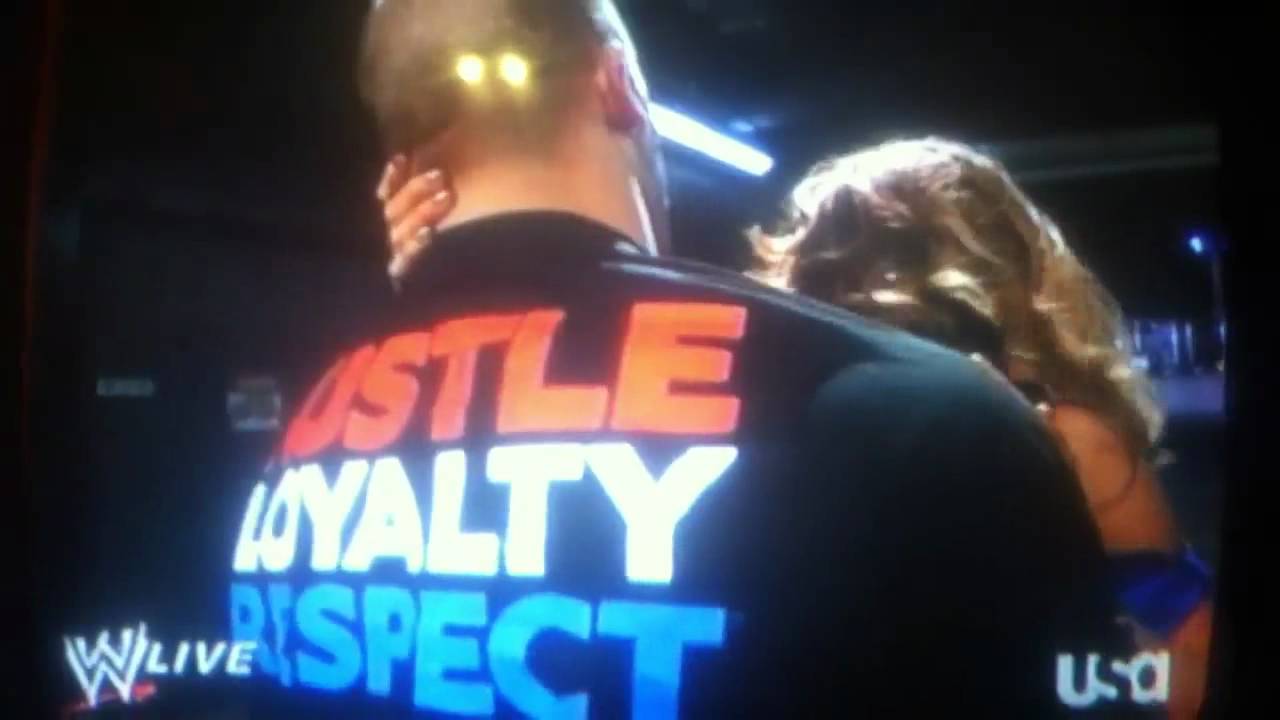 John Cena saves Eve and they both kiss 2/13/12 - YouTube