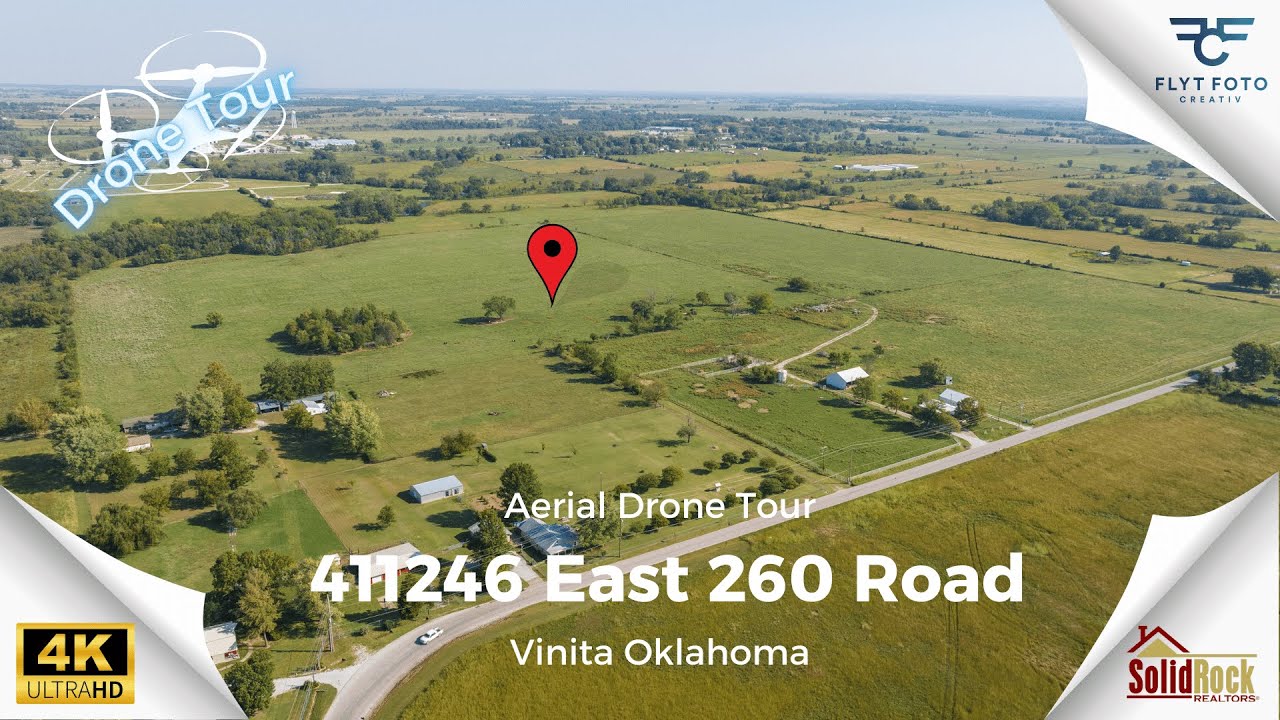 411246 East 260 Road | Aerial Drone Tour | Solid Rock Realtors | 4K UHD ...