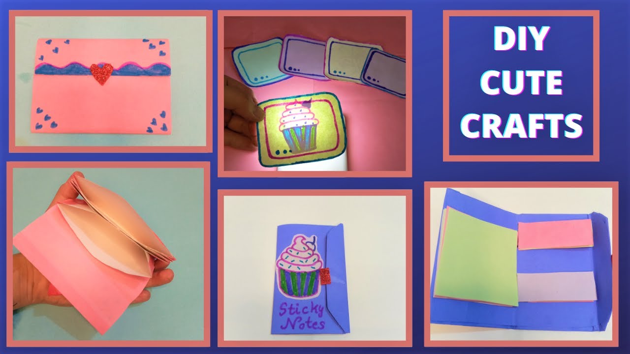 How to Make Cute Crafts With Paper | 3 DIY Paper Crafts | School ...