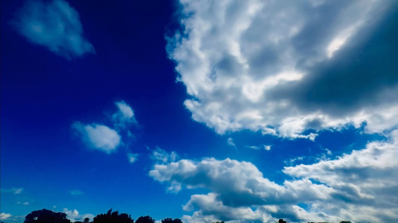 432Hz meditation relaxation full body rejuvenation positive good luck vibes. time lapsed cloud ...