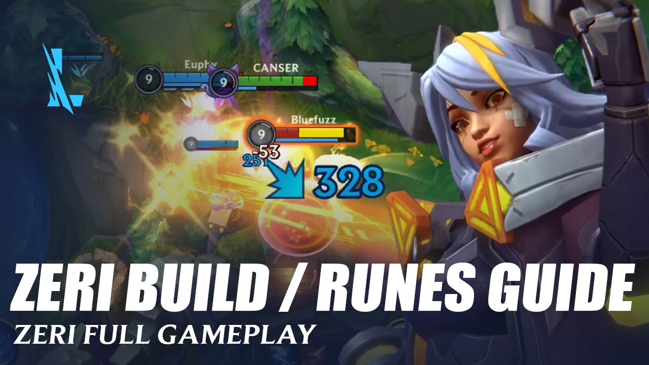 Zeri OP Build | Runes Guide with Yuumi - Wild Rift - YouTube