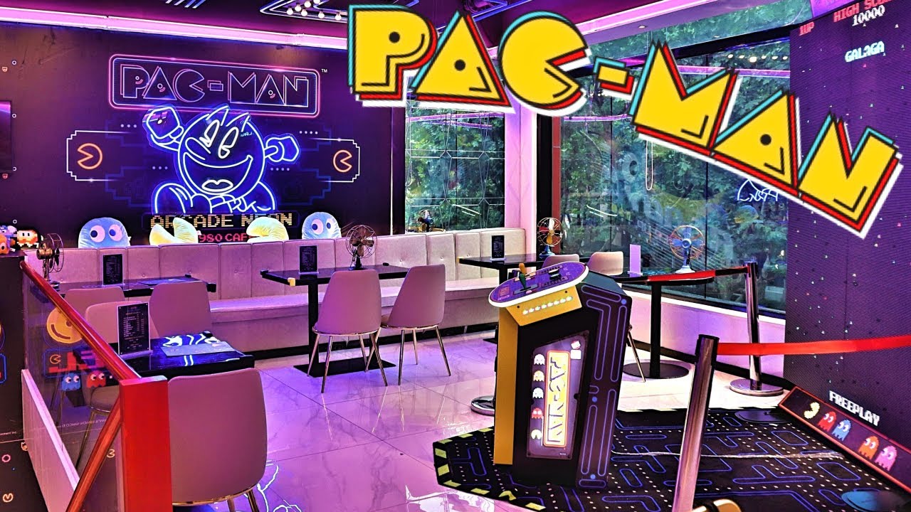 NEW PAC MAN CAFE Bandai Namco official - YouTube