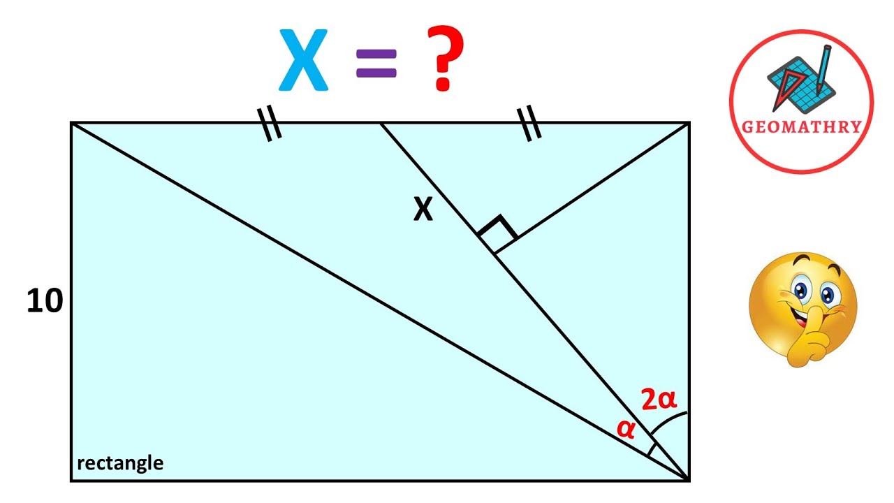 Really Nice Question | How to Calculate the Length of X inside the ...