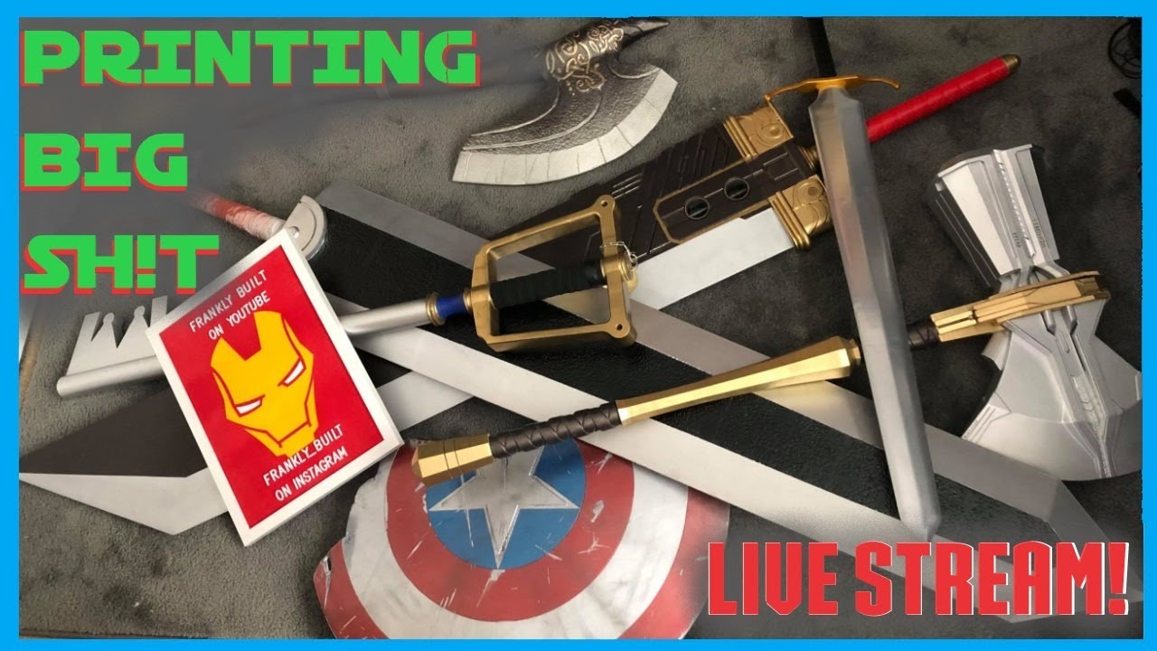 3D Printing Big Props! Where to Start and How to Finish Giant Oversized ...