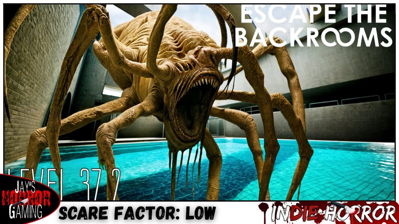 The Terrifying & Beautiful Dark Poolrooms | Escape The Backrooms - YouTube