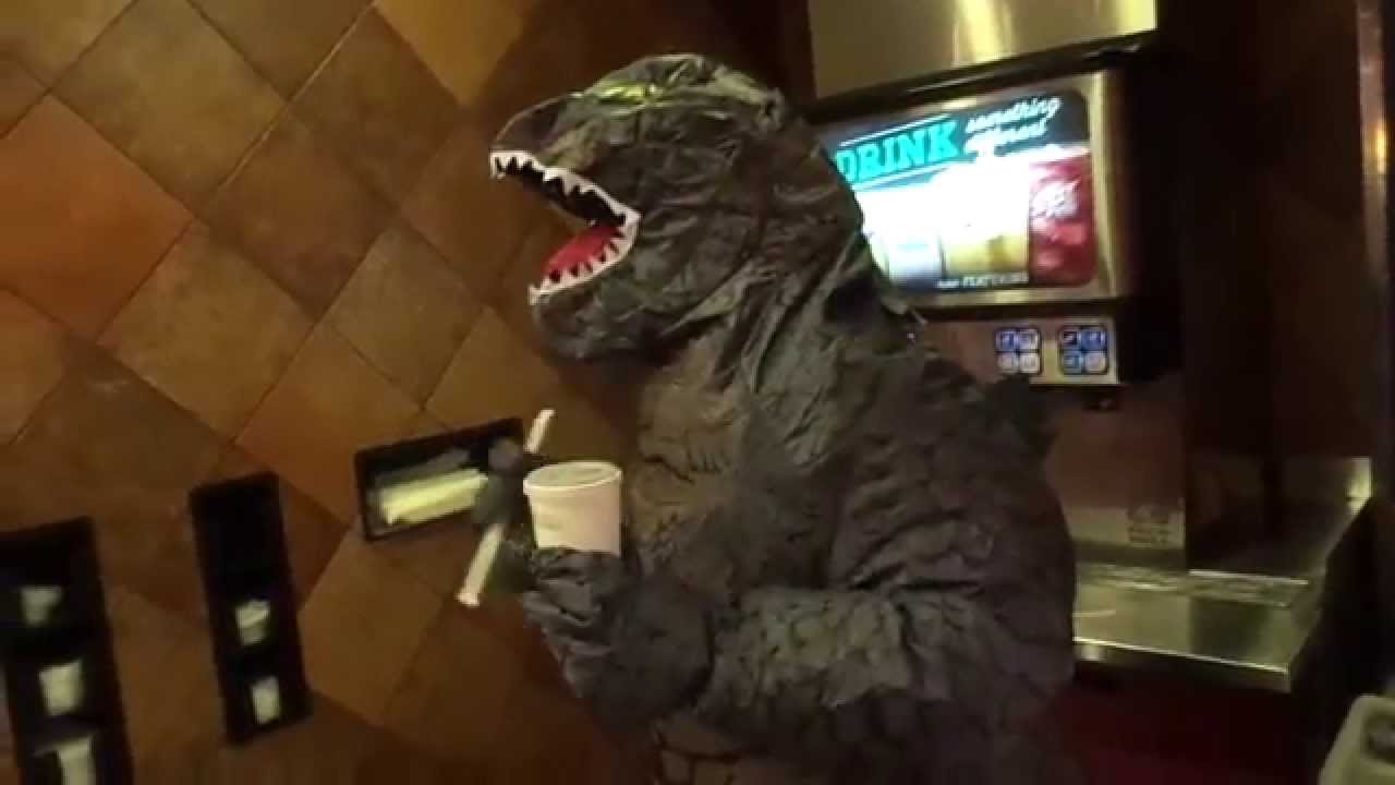 Here Lizard Lizard Lizard! Godzilla goes to Taco Bell - YouTube
