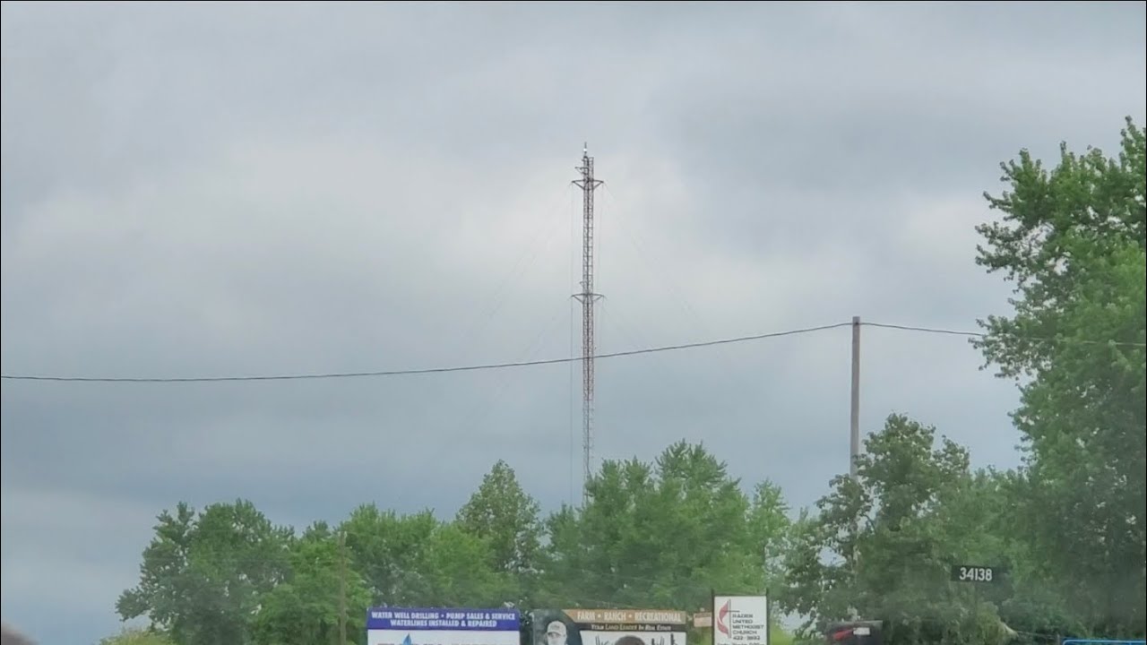 The Freeburg MCI long lines towers (The Kansas City arc beginning ...