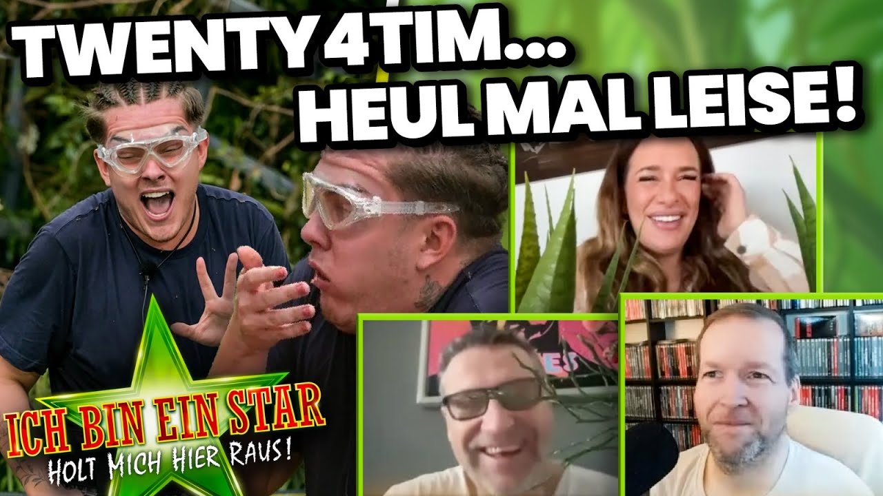 Twenty 4 Tim heul leise. Dschungelcamp 2024 Tag 02 - YouTube