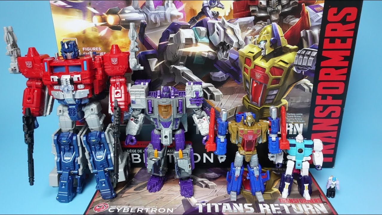 Hasbro Transformers Titans Return Siege on Cybertron 廣東話review - YouTube