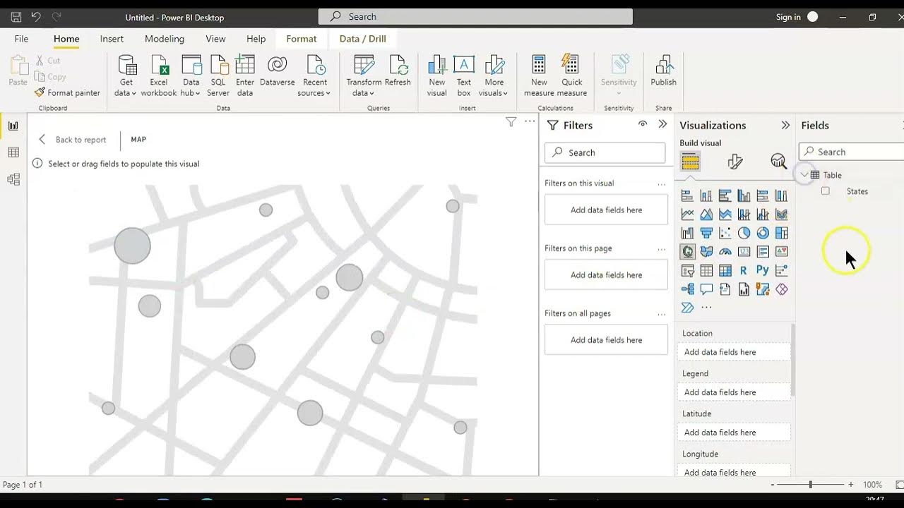 Lesson21-Map Visualization- Power BI 1000 Videos - YouTube