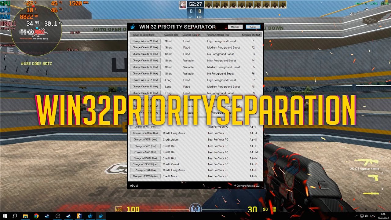Win32PrioritySeparation — неочевидная настройка для уменьшения инпут ...