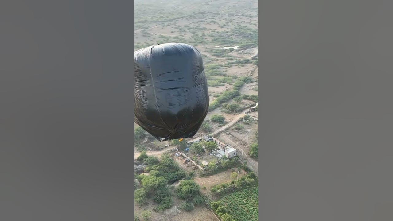 hot air balloon #how to make hot air balloon at home - YouTube