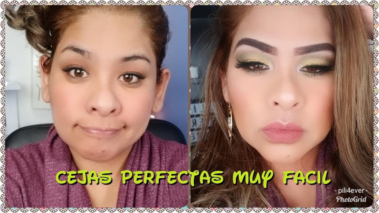 #MUYFACIL #CEJAS #TUTORIAL COMO HACER CEJAS MUY FACIL Y RAPIDO - YouTube