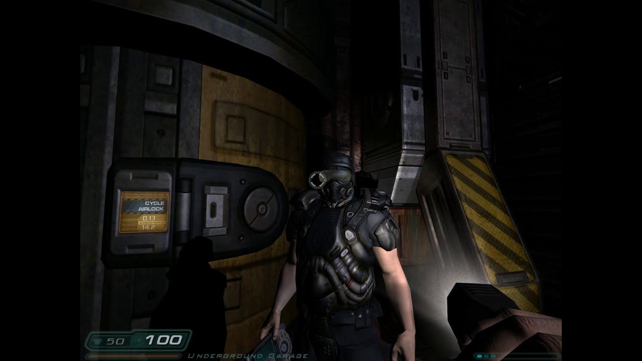 Doom 3 (2004) - First fully dynamic per-pixel lighting - YouTube