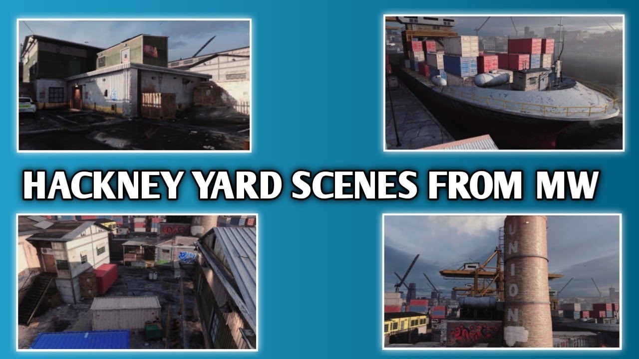 HACKNEY YARD SCENES FROM MODERN WARFARE CALL OF DUTY MOBILE COD MOBILE ...