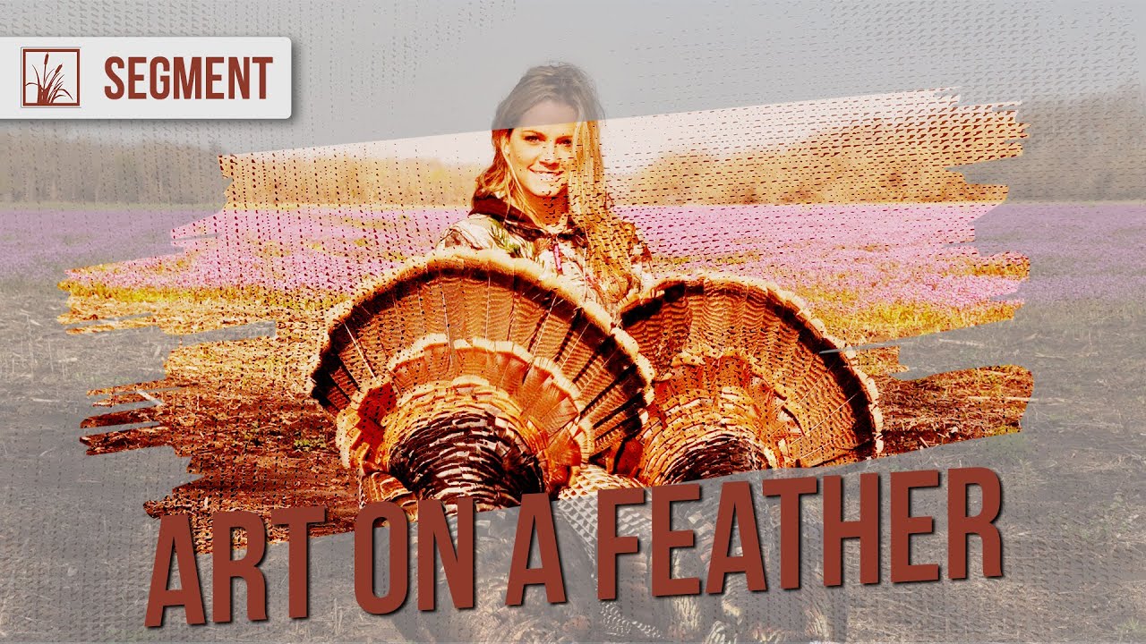 Turkey Feathers are her Canvas | Nicole Larson - YouTube