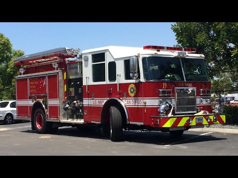 U.S Navy - Federal Fire San Diego Engine 19 - YouTube