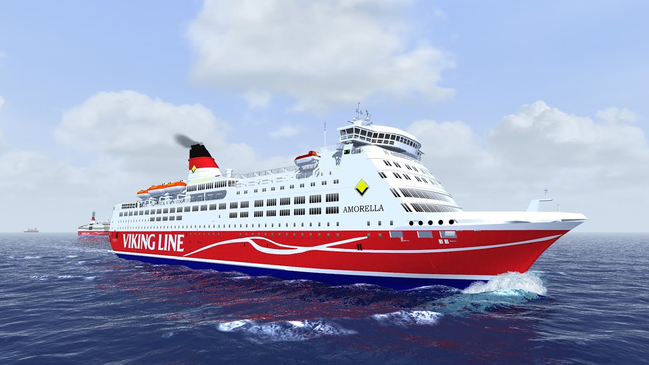 VSNG Viking Line Amorella from Helsinki to Stockholm - YouTube