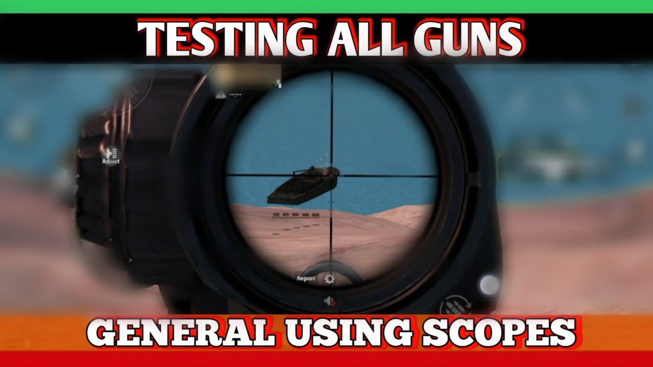 All AR Testing With Scopes In Pubg Mobile - YouTube