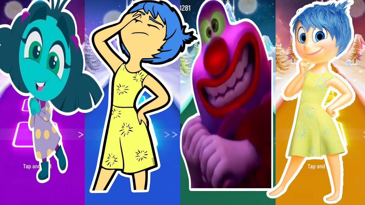 Inside Out characters Envy VS Joy VS Jangkes Confin Dance - YouTube