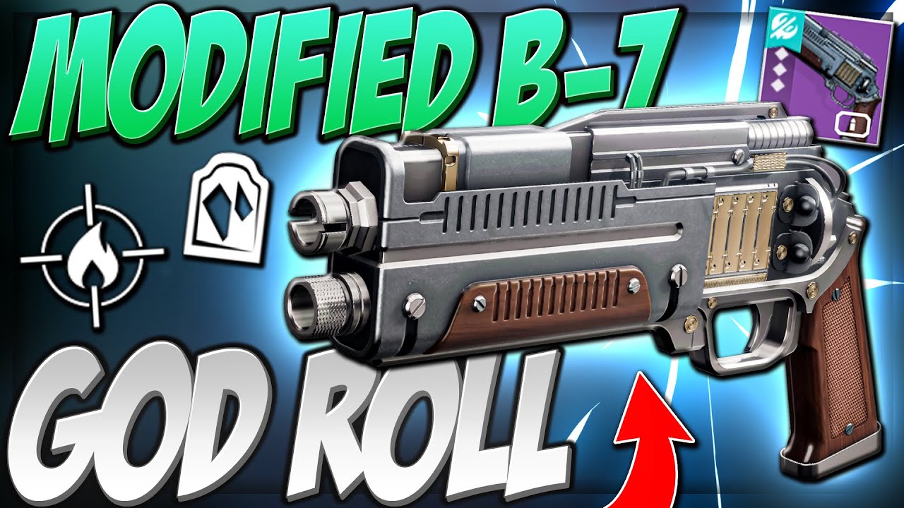 Modified B-7 Pistol Is GODLY (PvE God Roll) | Destiny 2 Renegades - YouTube