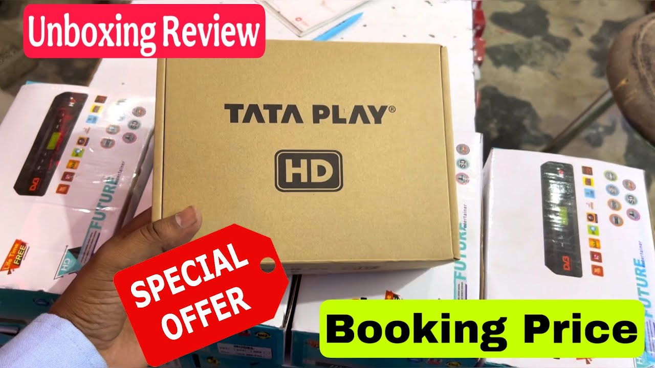 Tata Play New Connection Offer Price | Tata Play New Box Unboxing ...