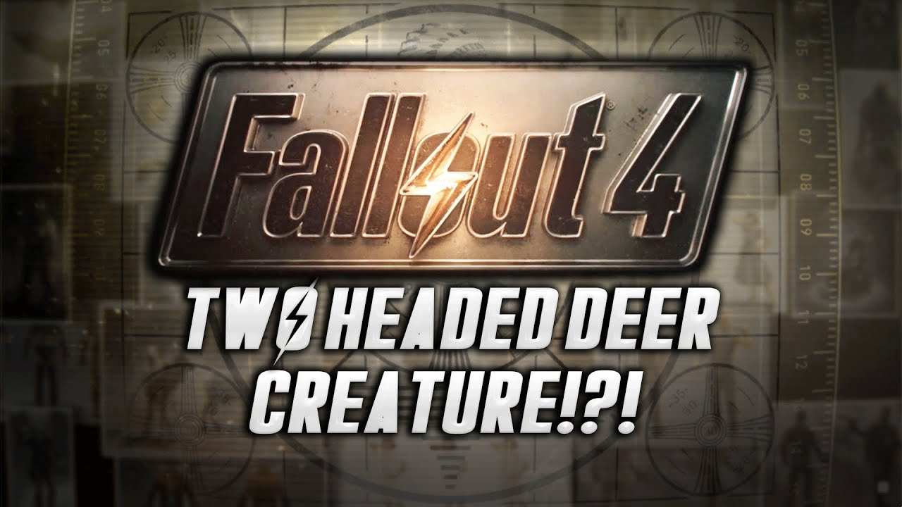 FALLOUT 4 : Two Headed Deer Creature!?! - YouTube