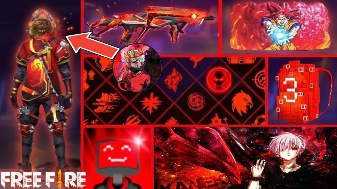 RETO:SOLO PODEMOS USAR CASAS ROJA ️ *SKIN CAMALEÓN* FREE FIRE - YouTube