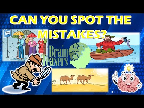 CAN YOU FIND THE MISTAKES? II BRAIN TEASERS II ICE BREAKER II ...