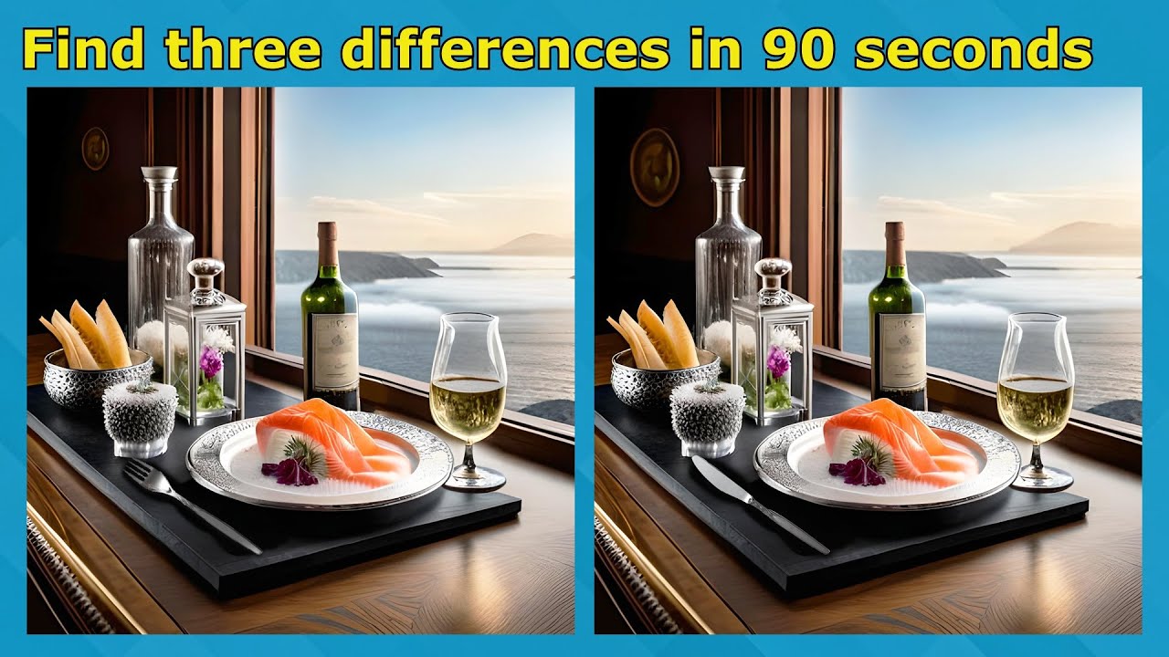 Test Your Attention: Find 3 Differences in the Shortest Time | Task #46 ...