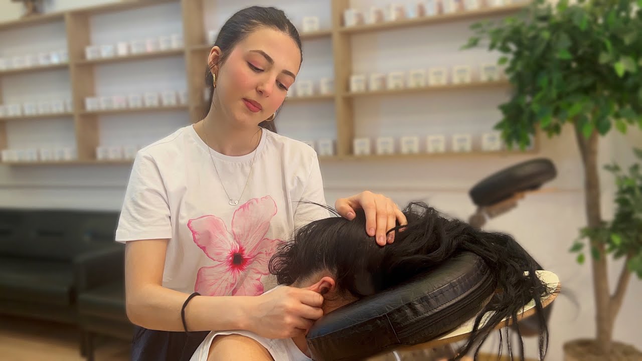 Deep Touch Relax Massage | Sleep Relaxation | Lady Azize - YouTube