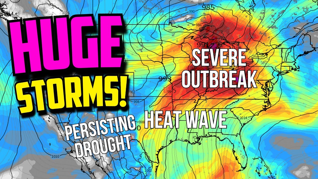 Crazy Storms Continue! Severe Weather Outbreak, Massive Heat Wave ...