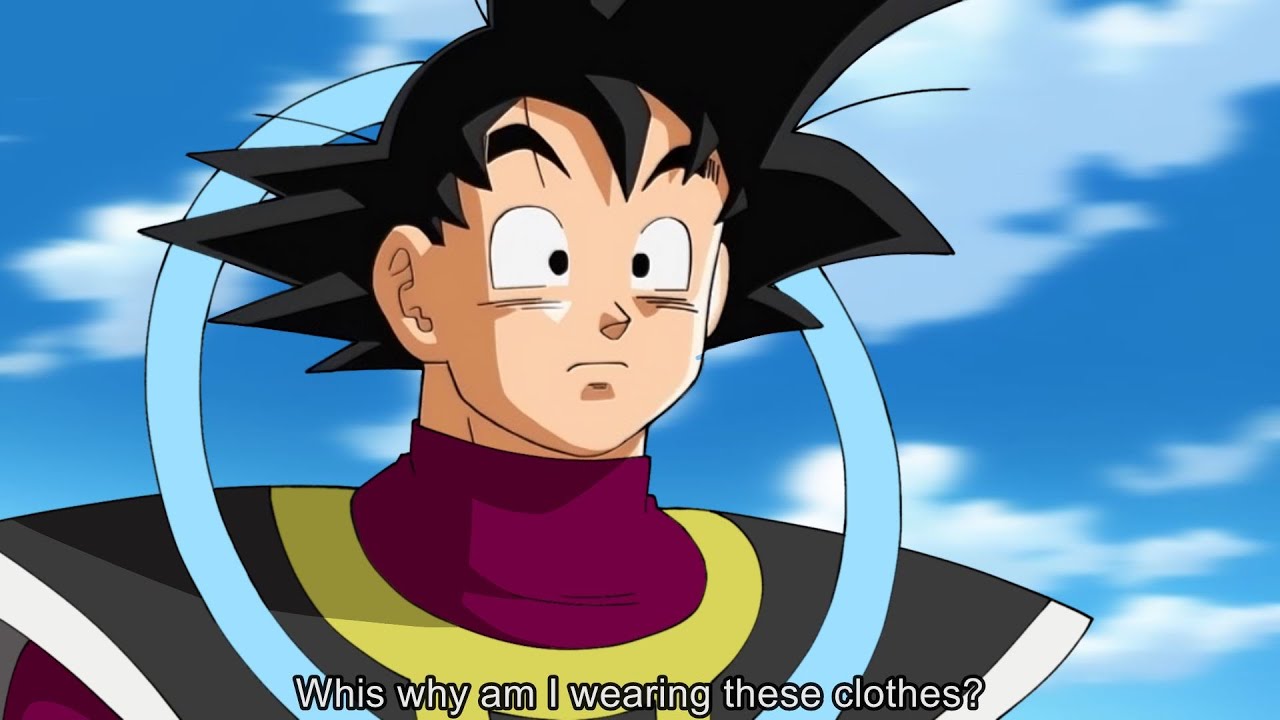 Goku Becomes an Angel and Uses Whis'S Clothes In His Special Training ...