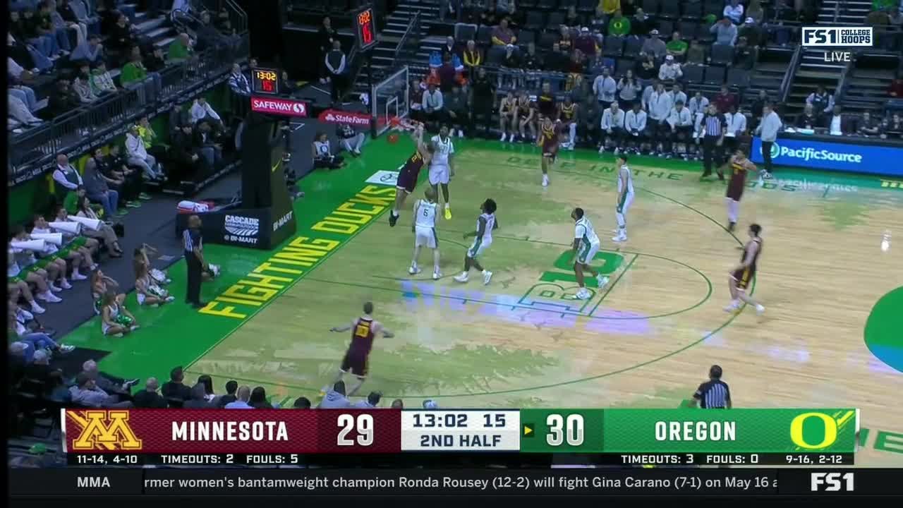 Grayson Grove WIDE OPEN for the JAM at Oregon | Minnesota Basketball ...