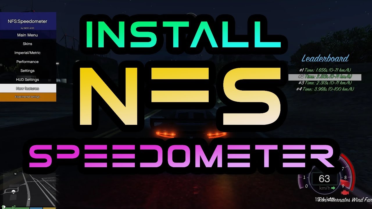 How To Install NFS Gauge Speedometer In Grand Theft Auto V | Hindi Mod ...
