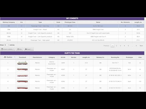 Model Railroad Collector Wiki - Consists (assembling complete trains ...