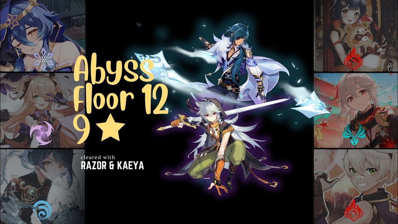Physical Razor & Kaeya Melt | Genshin Impact 3.6 Spiral Abyss Floor 12 ...