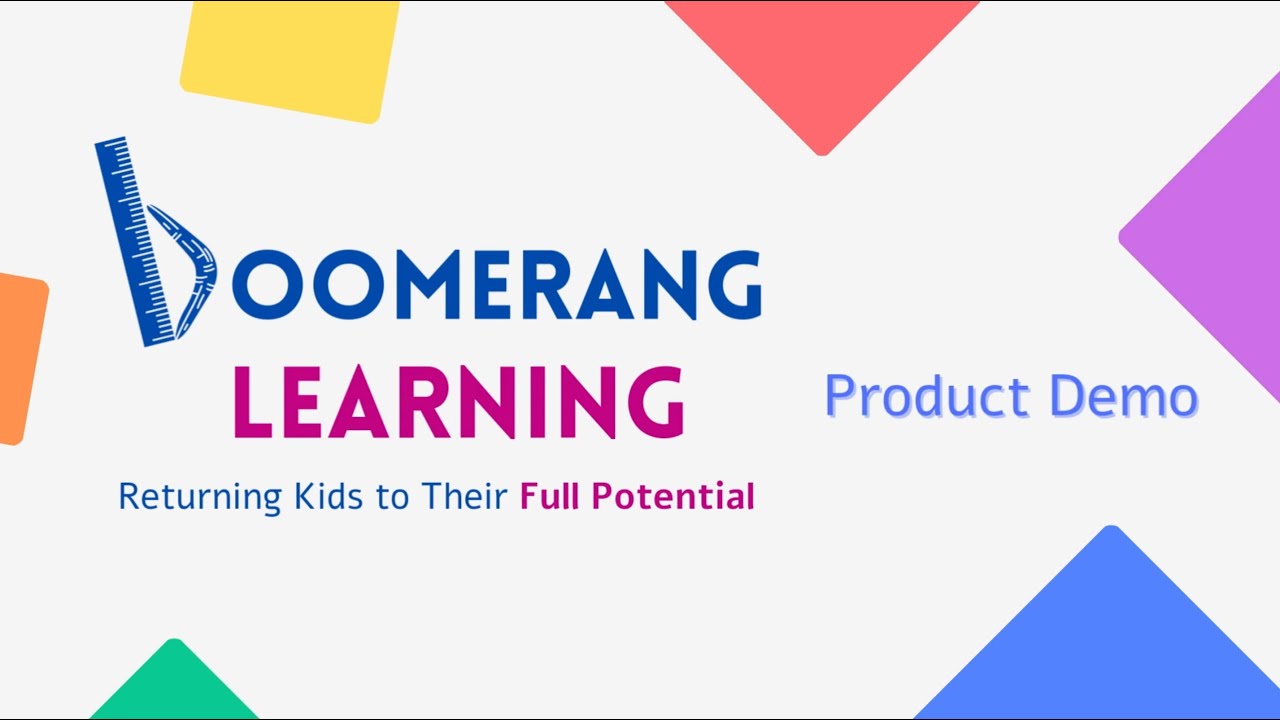 Boomerang Learning Product Demo - YouTube